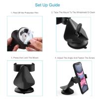 China Car Phone Mount Holder For Car Dashboard Windshield Air Vent for sale