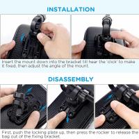 China Waterproof Motorbike Phone Mounts With Sun Visor for sale