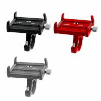 China Aluminum Alloy motorcycle mobile phone holder 360 Degree Adjustable 55mm Width for sale