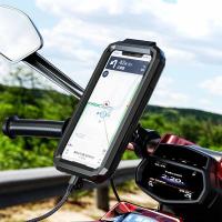 China 360 Adjustable Motorbike Phone Mounts Waterproof handlebar mobile holder ODM for sale