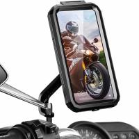 China 360 Adjustable Motorbike Phone Mounts Waterproof handlebar mobile holder ODM for sale