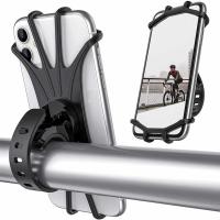 China 360 Rotation Universal Motorbike Phone Mounts Adjustable Silicone 35g for sale