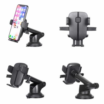 China Strong Suction Car Dashboard Phone Mount 63mm width Silicone Padded Clamp for sale