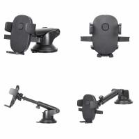 China Strong Suction Car Dashboard Phone Mount 63mm width Silicone Padded Clamp for sale