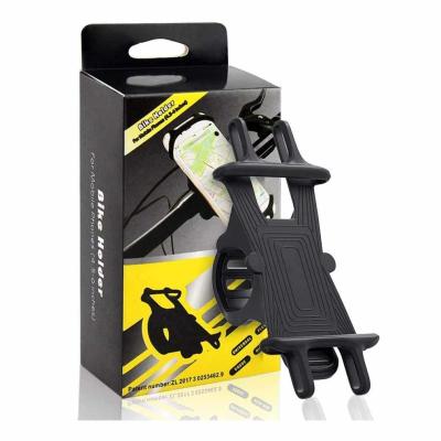China Folding Silicone Bicycle Motorbike Phone Mounts Anti slip RoHS approved for sale