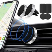 China Portable Lightweight Magnetic Vent Mount 4pcs N38 Car Dash Phone Holder for sale