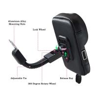 China Universal Silicone Motorbike Phone Mounts 6 Inch Motorcycle Gps Holder for sale