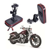 China Aluminum Alloy Motorbike Phone Mounts 4.7 inch waterproof Anti Corrosion for sale