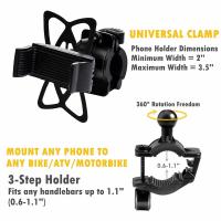 China Silicone Motorcycle Mirror Mount Phone Holder Adjustable waterproof ODM for sale