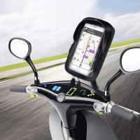 China Universal Silicone Motorbike Phone Mounts 6 Inch Motorcycle Gps Holder for sale