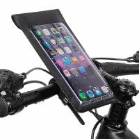 China 360 Rotation Waterproof Motorcycle Phone Mount 6.7 Inch Anti Shock for sale