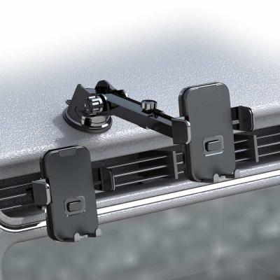 China CE Long Arm Car Dashboard Phone Mount Adjustable 360 Degree Rotating for sale
