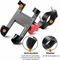 China Outdoor Handlebar Motorbike Phone Mounts Waterproof 360 Degree Rotation for sale