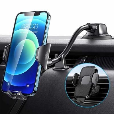 China Two Fold Flexible Car Dashboard Phone Mount 3 In 1 360 viewing angle for sale