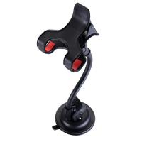 China Gooseneck Double Clamp Car Dashboard Phone Mount 3.2inch Width for sale