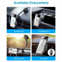 China Two Fold Flexible Car Dashboard Phone Mount 3 In 1 360 viewing angle for sale