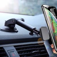 China Telescopic Adjustable Car Dashboard Phone Mount 6PCS N50 magnet for sale
