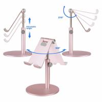 China Adjustable Aluminium Folding Desktop Phone Stand 7.5inch height Lightweight for sale