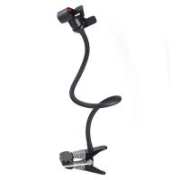 China Clamp Adjustable Base Gooseneck Bed Phone Holder Long Arm 4.5inch Width for sale