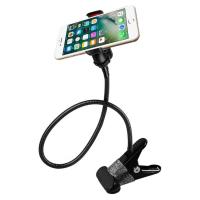 China Clamp Adjustable Base Gooseneck Bed Phone Holder Long Arm 4.5inch Width for sale