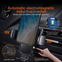 China Rotating Flexible Wireless Car Charger Holder 7.5W Ultra Stability for sale