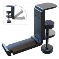 China Foldable Adjustable Gaming Headset Hanger Under Desk RoHS Approved for sale