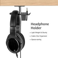 China Under Desk Headset Holder Wall Mount Gaming Headset Hook 3M VHB tape for sale