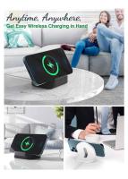 China Silicone Desktop Magsafe Phone Mount Charger Stand Anti Slip OEM ODM for sale