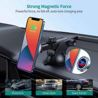 China 15W Magnetic Car Magsafe Phone Mount Auto Alignment Dashboard for sale
