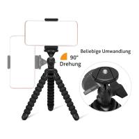 China Portable Multifunctional Phone Holder 275mm Flexible Tripod For Iphone for sale