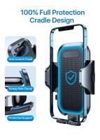 China 360 Degree Rotation Air Vent Phone Mount Stable Clip for 4inch 7inch phone for sale