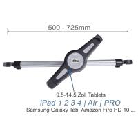 China Aluminum Universal Car Headrest Mount For Apple IPad 4.5inch 10inch Width for sale