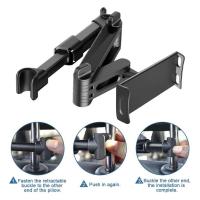 China Flexible Universnal car headrest tablet holder 14cm 360 degree rotation for sale