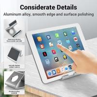 China Aluminum Tablet Multifunctional Phone Holder 60mm Width Anti Slip for sale