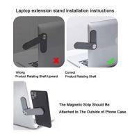 China Magnetic Multifunctional Phone Holder Adjustable laptop side mount clip for sale