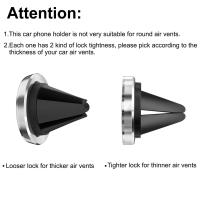 China Aluminum Alloy Magnetic Car Mount Holder 15W For Car Air Vent for sale