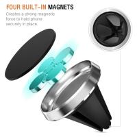 China Aluminum Alloy Magnetic Car Mount Holder 15W For Car Air Vent for sale