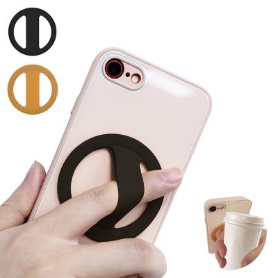 China Portable Mobile Phone Ring Holder Magnet Silicon For IPhone for sale