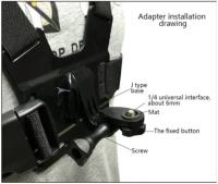 China Rotatable Smartphone Chest Mount Harness Strap Holder for sale