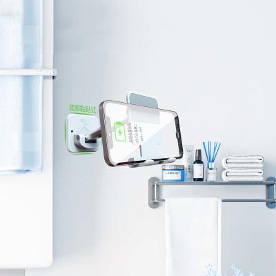 China Adjustable Folding Desktop Phone Stand With Sucker / Telescopic Arm for sale