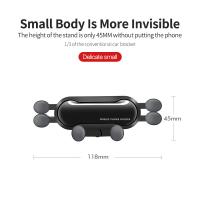 China Auto Lock Gravity Car Phone Holder ABS 360 Degree Rotation for sale