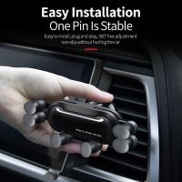 China Auto Lock Gravity Car Phone Holder ABS 360 Degree Rotation for sale