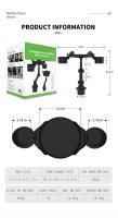China Adjustable Detachable Car Phone Holder With Expander 360 Degrees Rotation for sale
