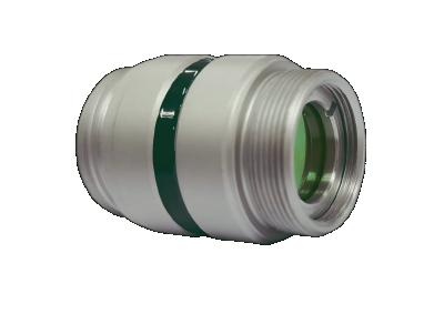 China Aluminum Alloy Focusing Lens Handpiece Silver High Grade Zinc Selenide ZnSe 10600nm for sale