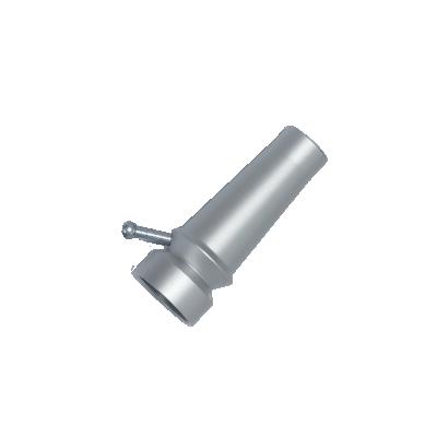 China Ergonomic Lightweight Handpiece Base Silver For Co2 Medical Laser Systems 0.1-2.0mm for sale