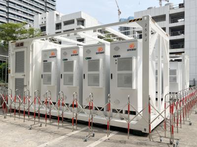 China 400V-800V 20ft Containerized Battery Energy Storage System with Remote Monitoring and 5-Year Warranty for sale