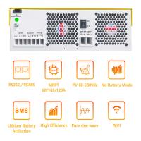China 6.2kW Off Grid Hybrid Inverter 48V MPPT Solar Inverter with RS232 RS485 Communication for sale