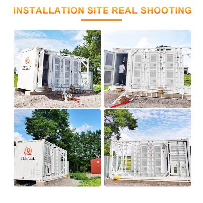 China 20ft Containerized Battery Energy Storage System 1MWh 5MWh 10MWh 400-800V for sale