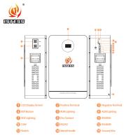 China 25.6V 51.2V LiFePO4 Energy Storage System 5.12kWh 200Ah Capacity with Touch Screen Display for sale