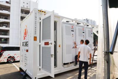 China Containerized Battery Energy Storage System 1182kWh 20ft BESS for Grid Peak Shaving for sale
